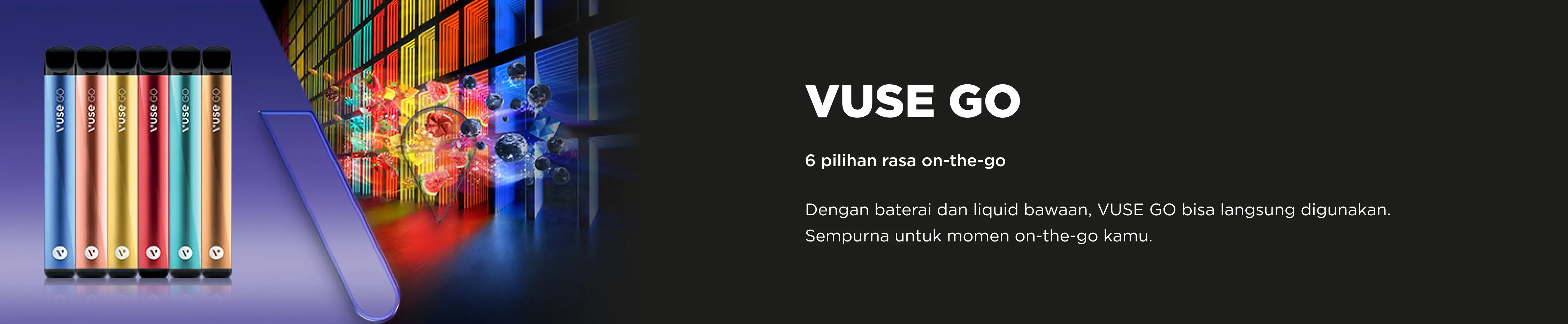 Vape siap pakai tanpa ribet dan tanpa charge | Vuse Indonesia